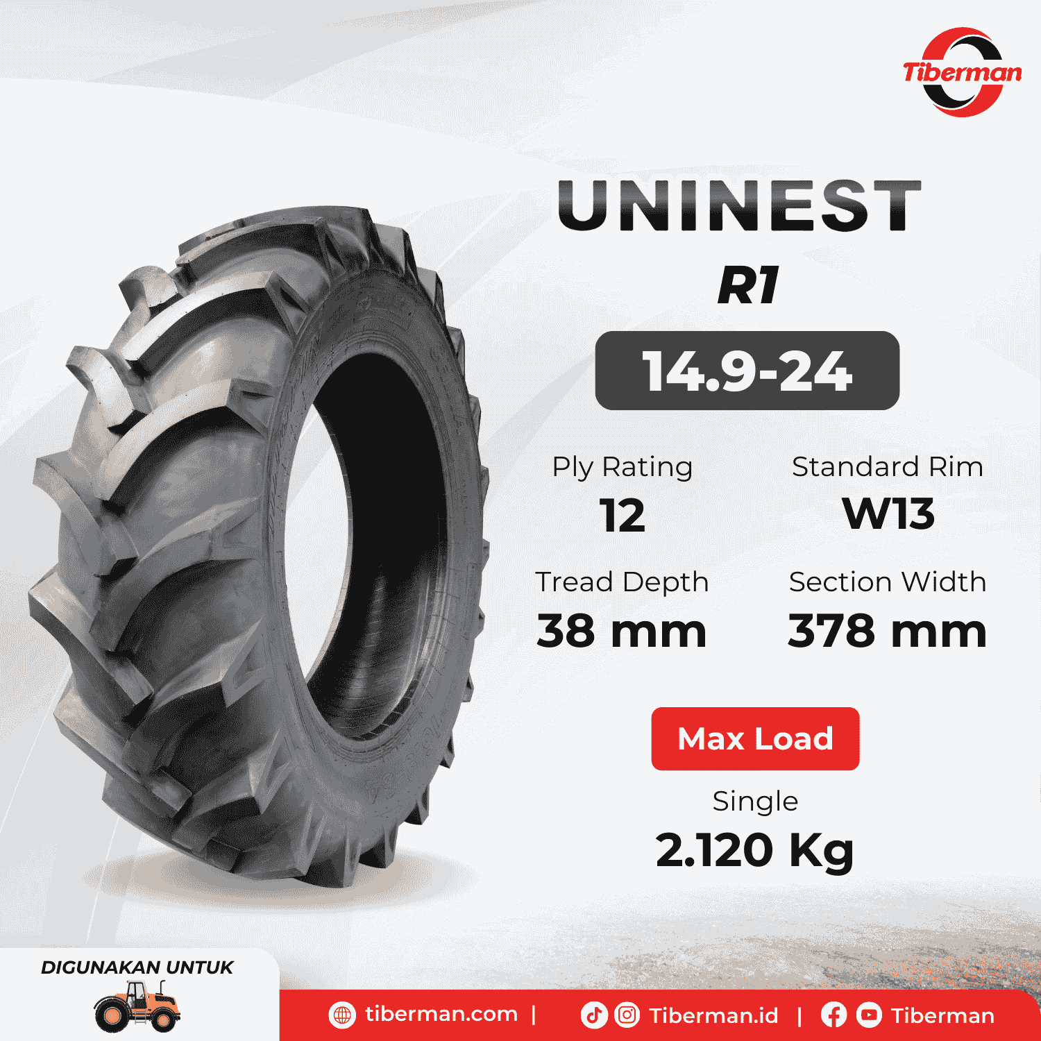 Jual Ban Traktor Berkualitas [Supplier Ban Traktor] - Bisa Grosir