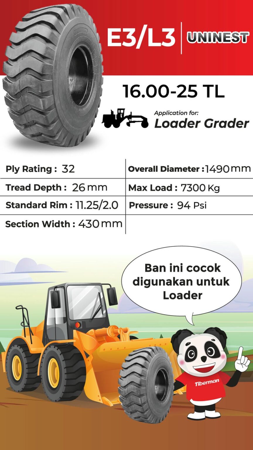 Jual Ban Wheel Loader Terlengkap [Supplier Ban Loader]