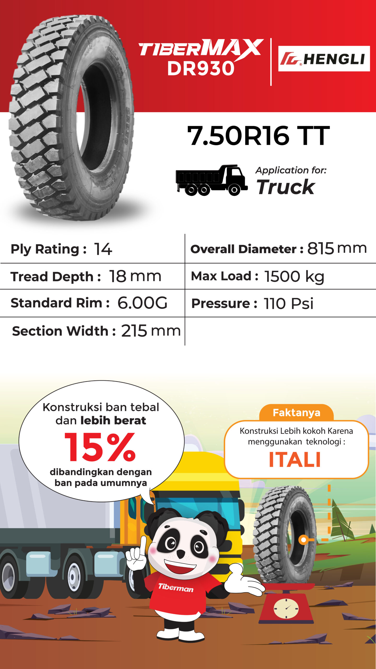 Tiberman - Supplier & Distributor Ban Alat Berat, Dump Truck, & Bus
